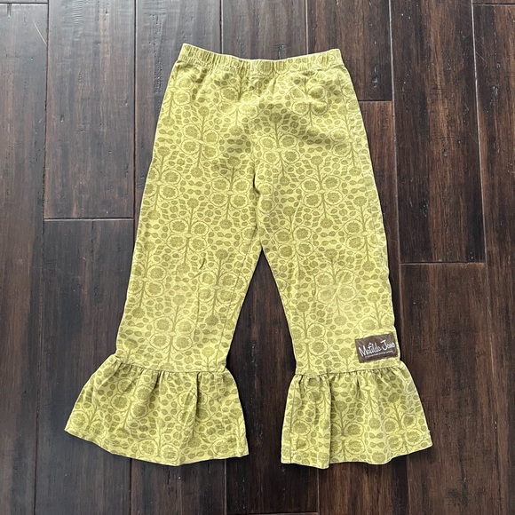 Matilda Jane | Bottoms | Matilda Jane Big Ruffle Pants Green Floral ...